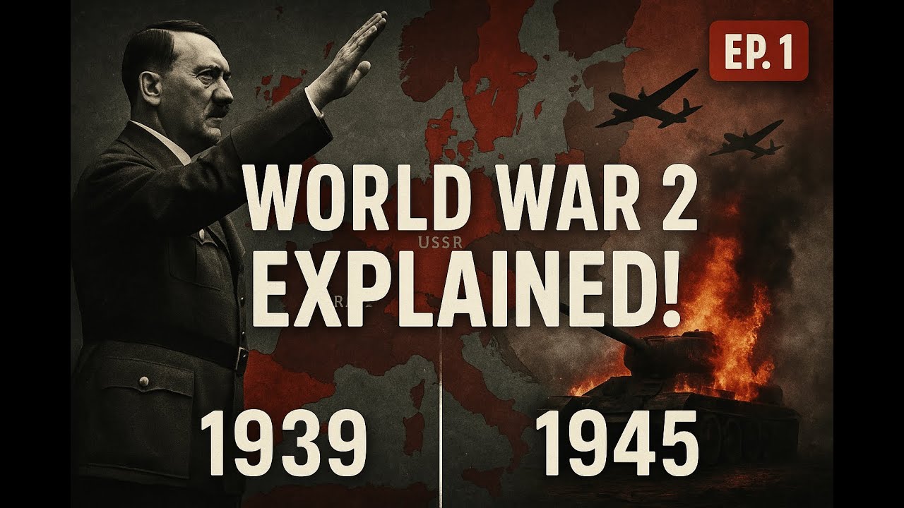World War 2 Explained: Causes, Events & Aftermath in Simple Terms । Ep1 ...