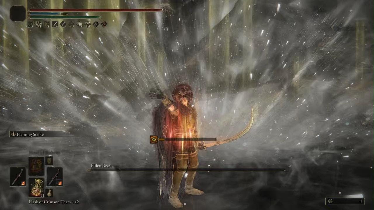 Defeat Radagon/Elden Beast in seconds with Fire/Faith Bandit's Curved ...