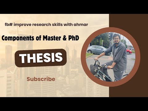 Components of Master and PhD Thesis | A Step-by-step Guide - YouTube
