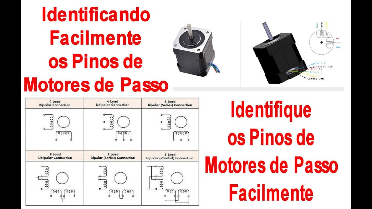 Identificando os pinos de Motores de Passo Facilmente #1 - YouTube