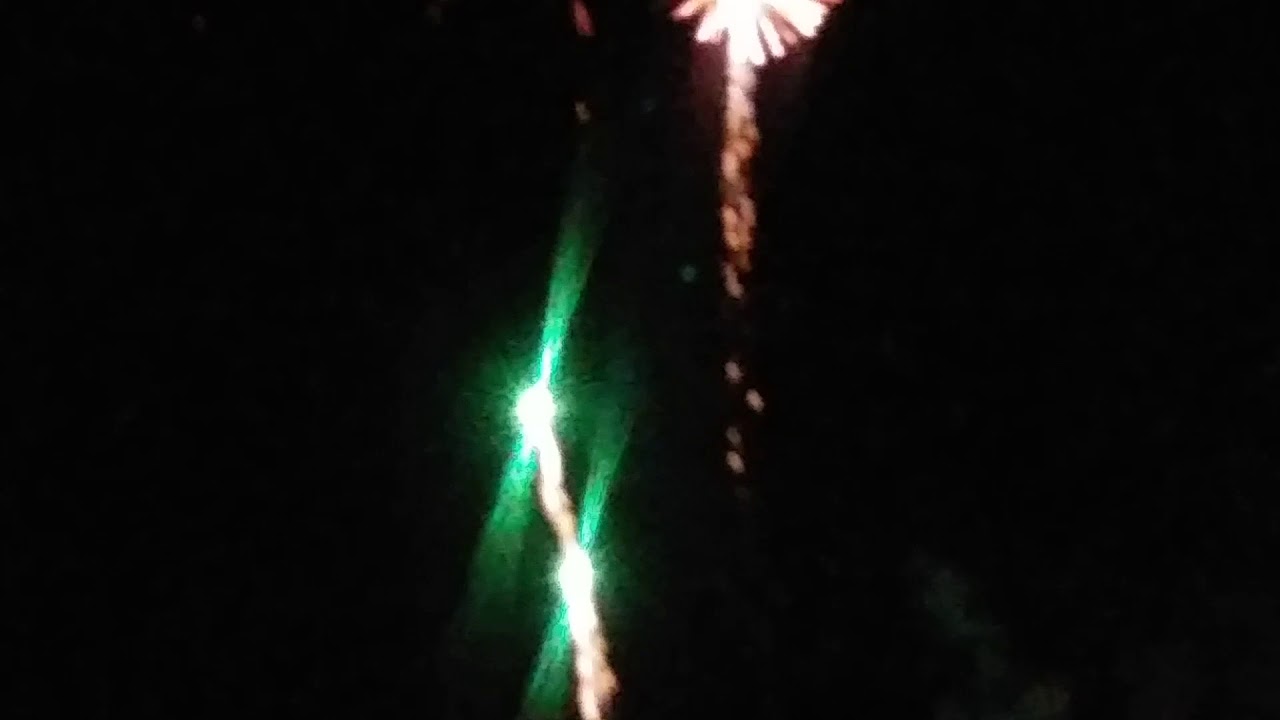 Amtrak Train and Fireworks in Connellsville 7-14-18... St Rita's ...