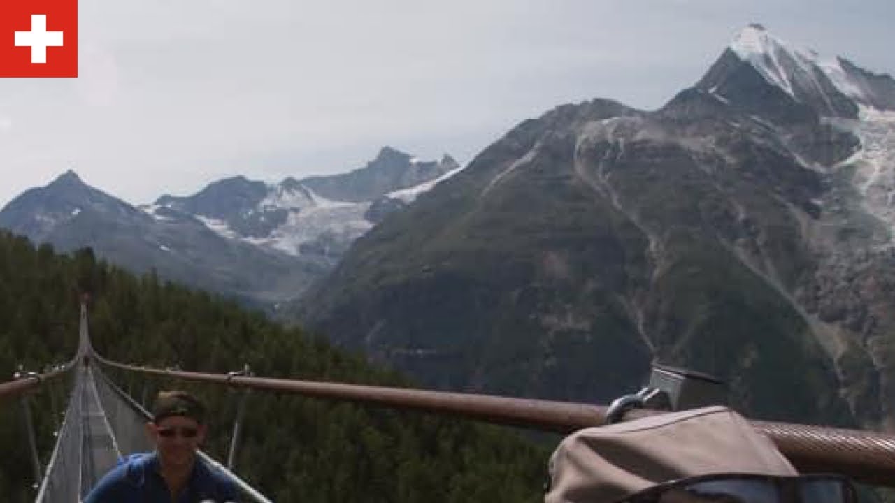 Le pont suspendu le plus long du monde. Randonnée depuis Randa - YouTube