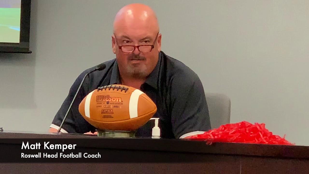 Roswell Hornets football - Matt Kemper - YouTube