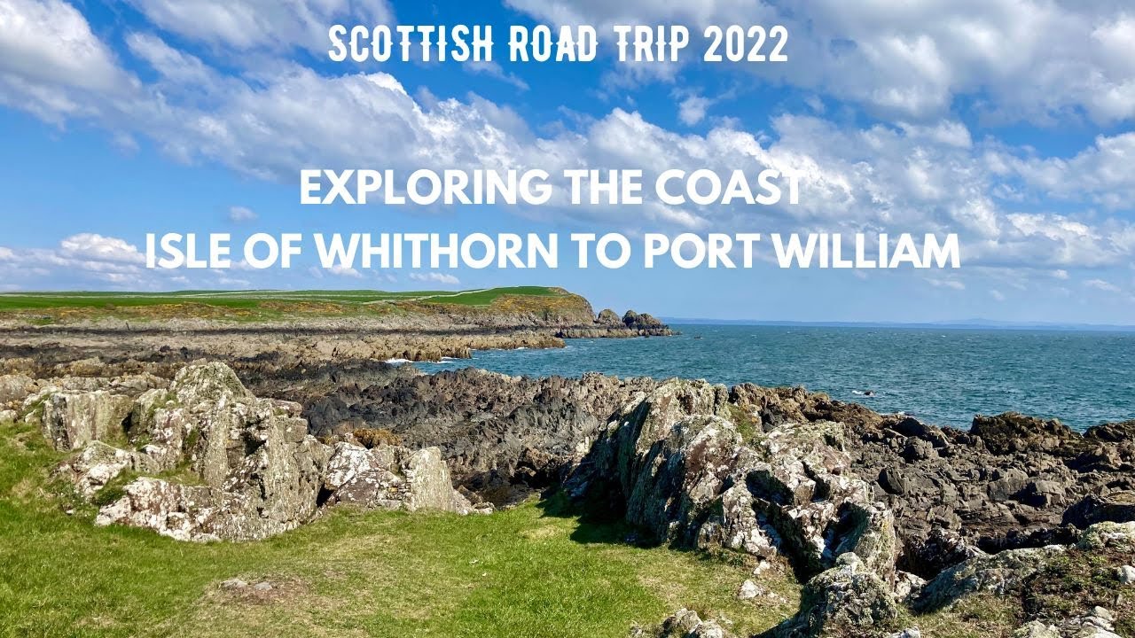 Taking the coast road from Garlieston to Port William - - YouTube