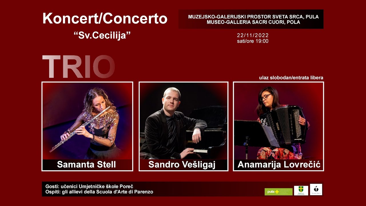 TRIO Koncert/Concerto "Sv. Cecilija" 22112022 - YouTube