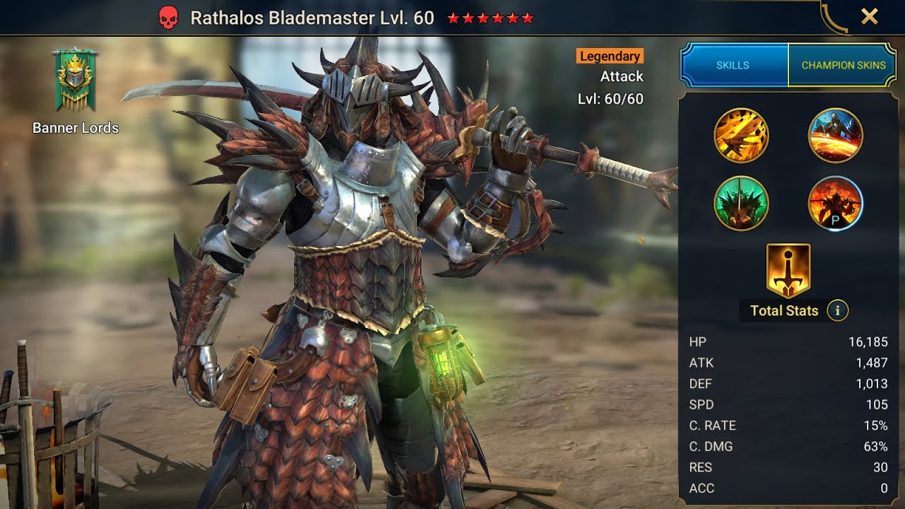 Let's Play RAID: SHADOW LEGENDS DAY 436 RATHALOS BLADEMASTER (Android ...