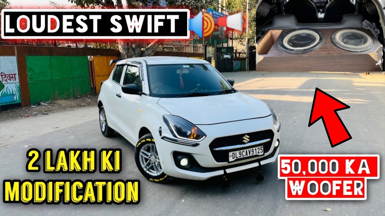 Loudest swift ỉn Delhi🔥|| legal swift || Decent modification / Top ...