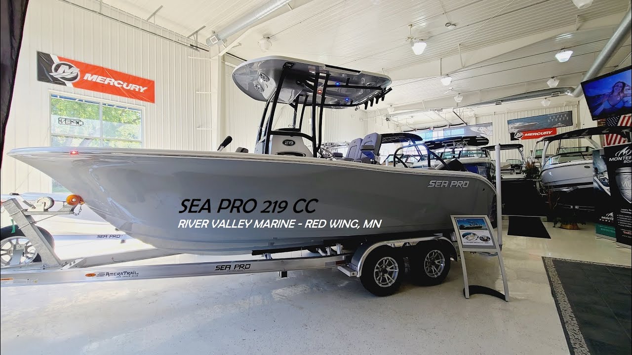 Sea Pro, 219 CC, Walk Around - YouTube