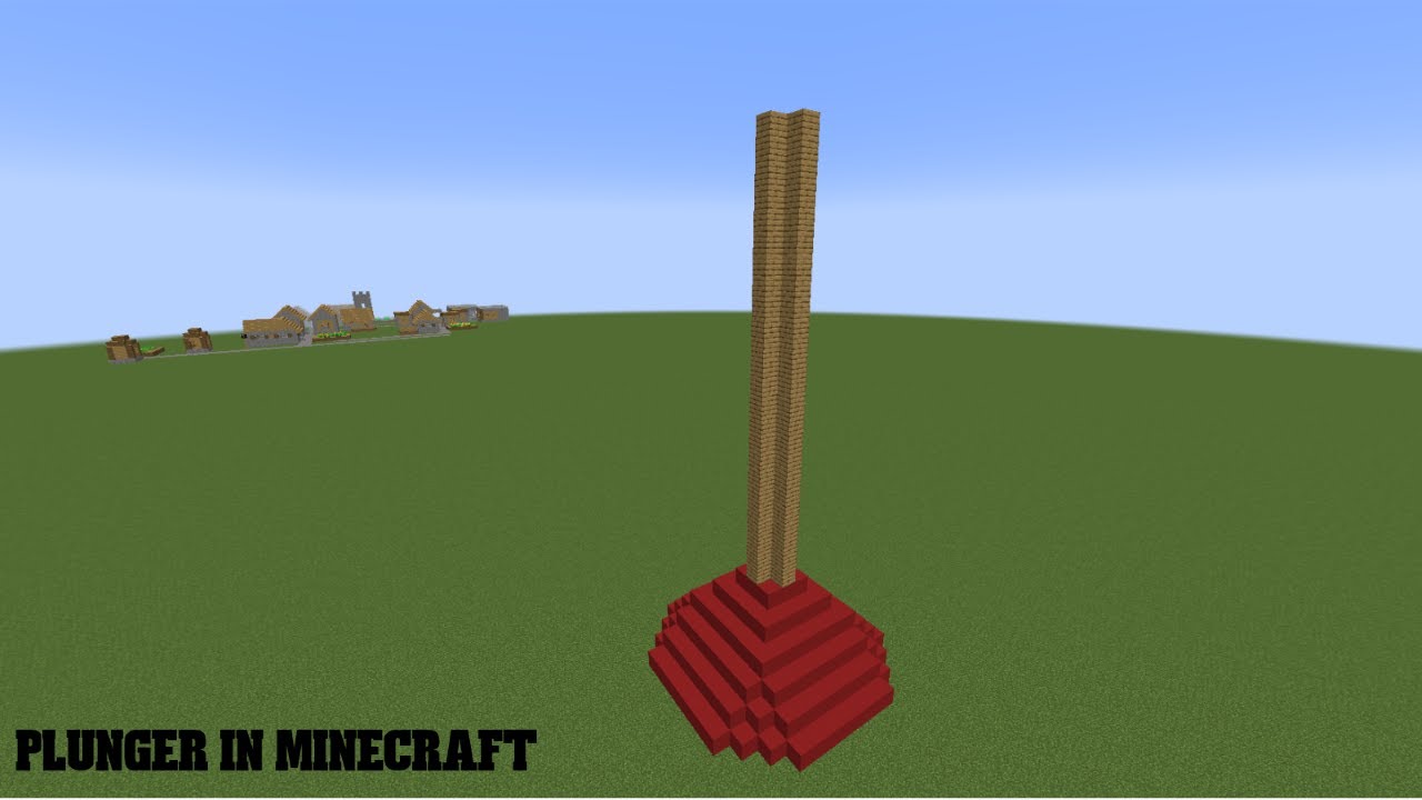 Plunger in Minecraft - YouTube