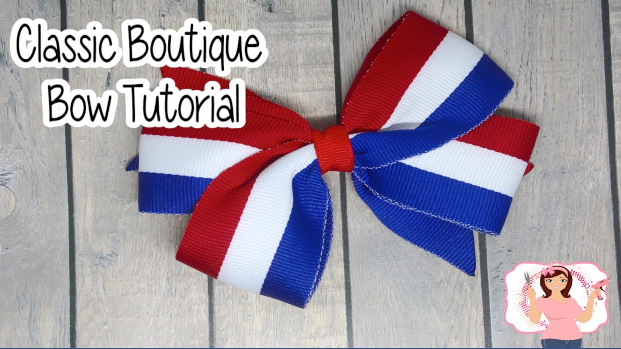 Classic Boutique Bow Tutorial- Brilliant Bowmaker - YouTube