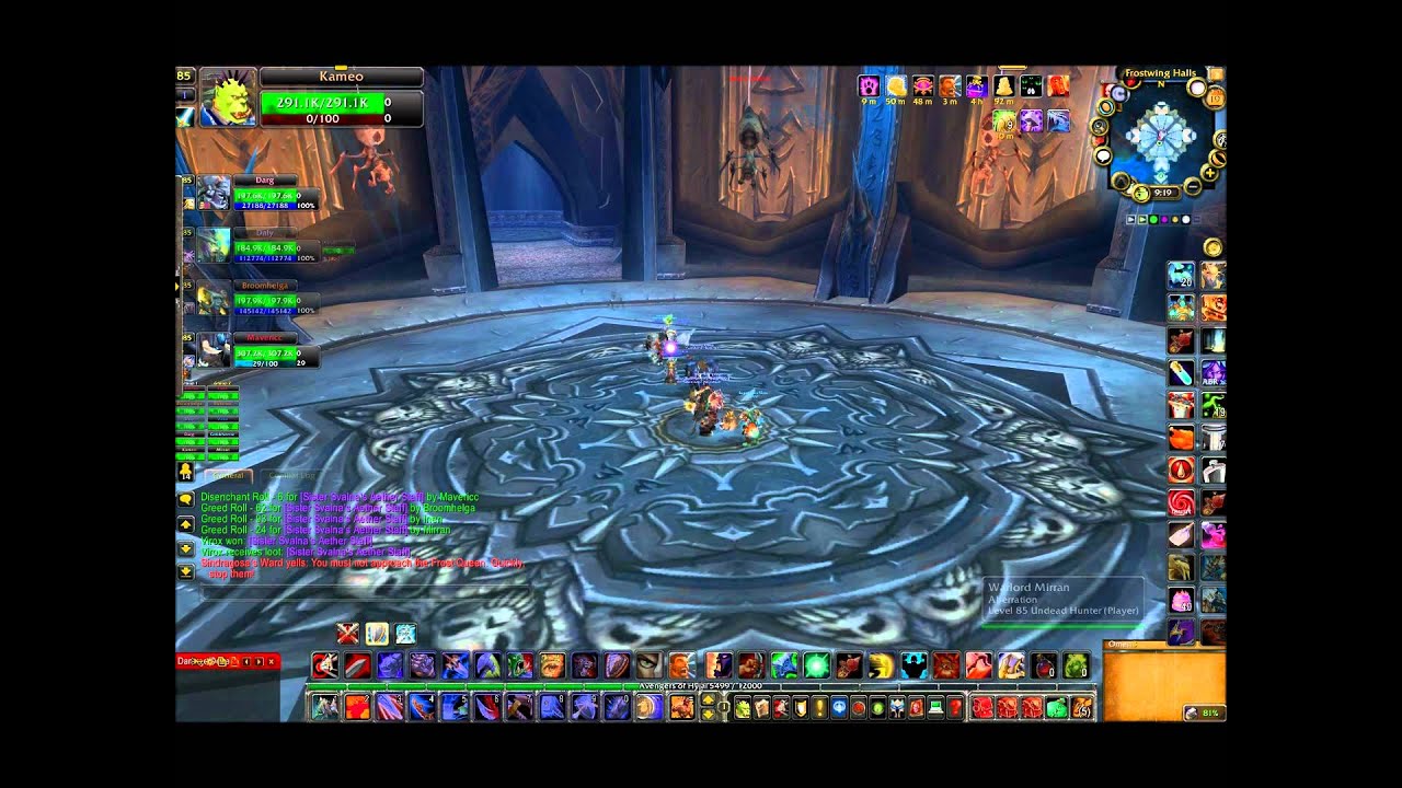 World of Warcraft - Icecrown Citadel - 10 Man Heroic - Frostwing Halls ...