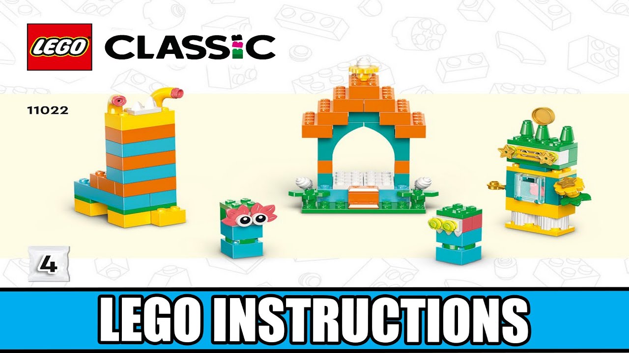 LEGO Instructions | Classic | 11022 | Space Mission (Alternative Builds 2) - YouTube