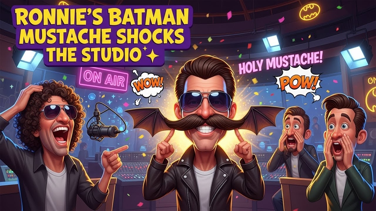 Ronnie’s Batman Mustache Shocks the Studio 😂 | The Howard Stern Show ...