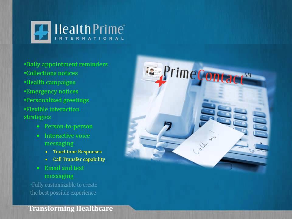 Introduction to Health Prime International - YouTube