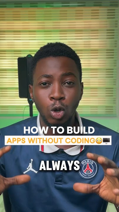 HOW TO BUILD APPS WITHOUT CODING DRAG & DROP #techtips #coding #nocode ...