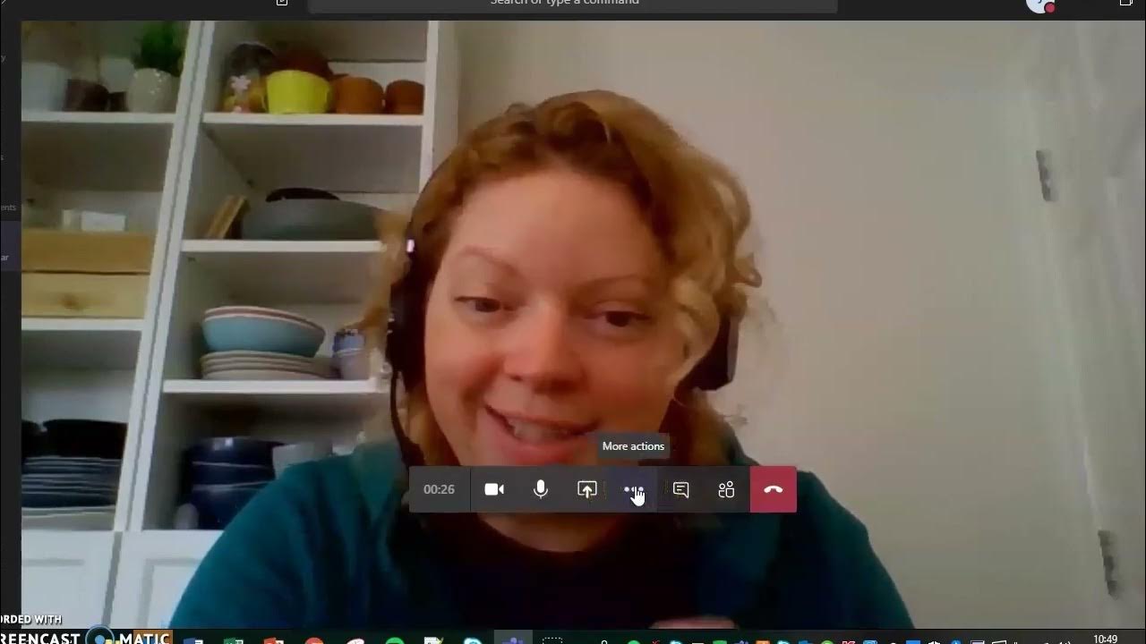 6. How to record a video lecture using MS Teams - YouTube