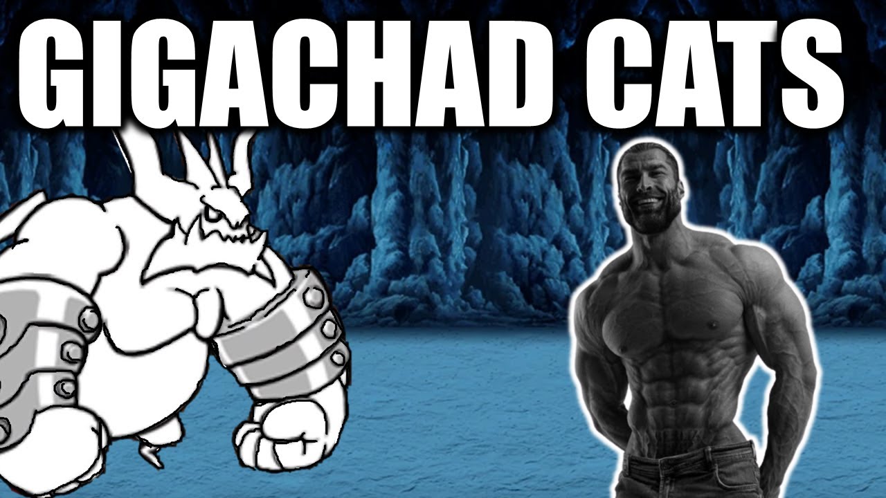 Can I Beat EOC Moon with Only Gigachad Cats - Battle Cats - YouTube
