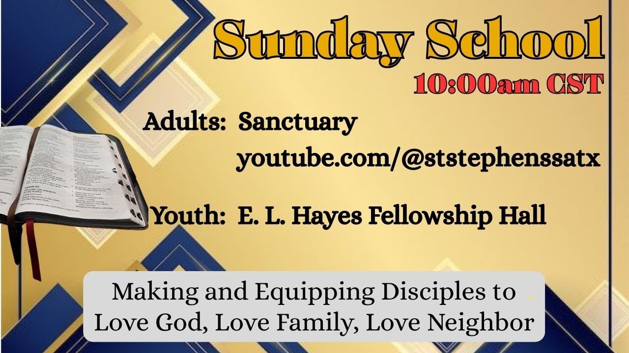 Sunday School Service January 11, 2026 - YouTube