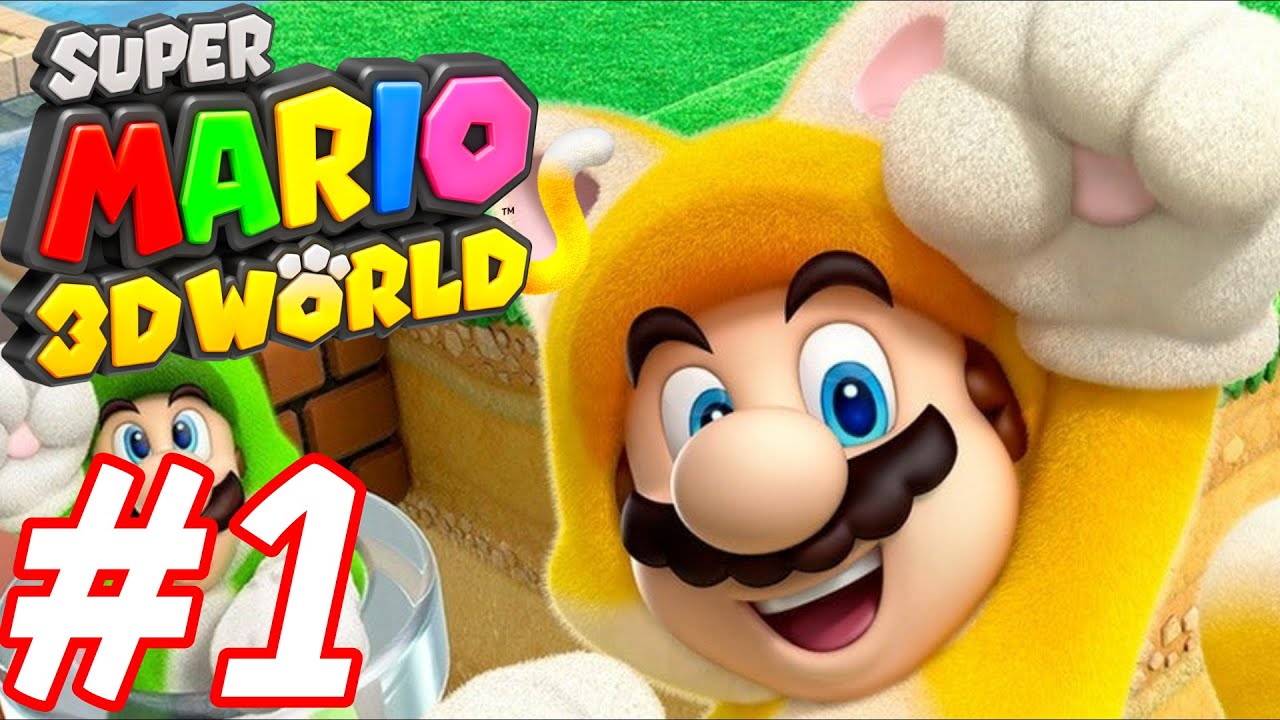 Super Mario 3D World - Gameplay Walkthrough Part 1 - 100% Completion ...