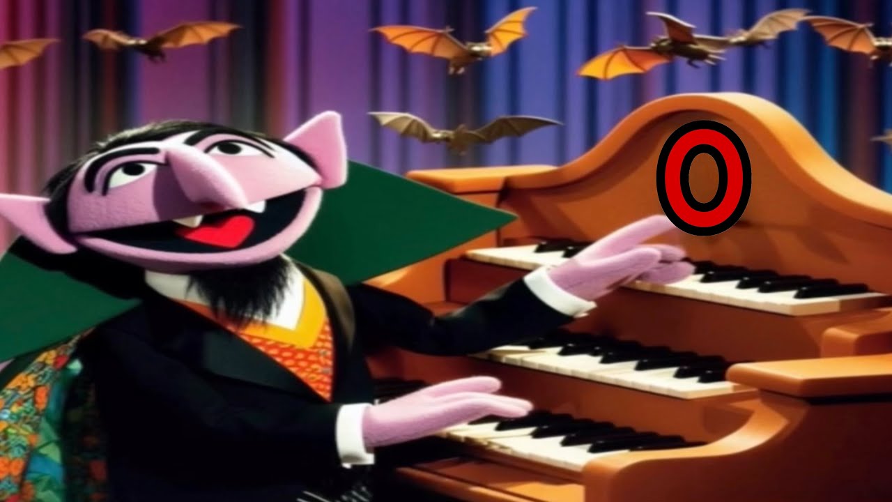 Sesame Street The Counts Number Of The Day 0 ( Pipe Organ Animation ...