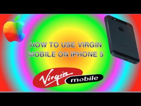 use iphone 5 on the virgin mobile network - YouTube