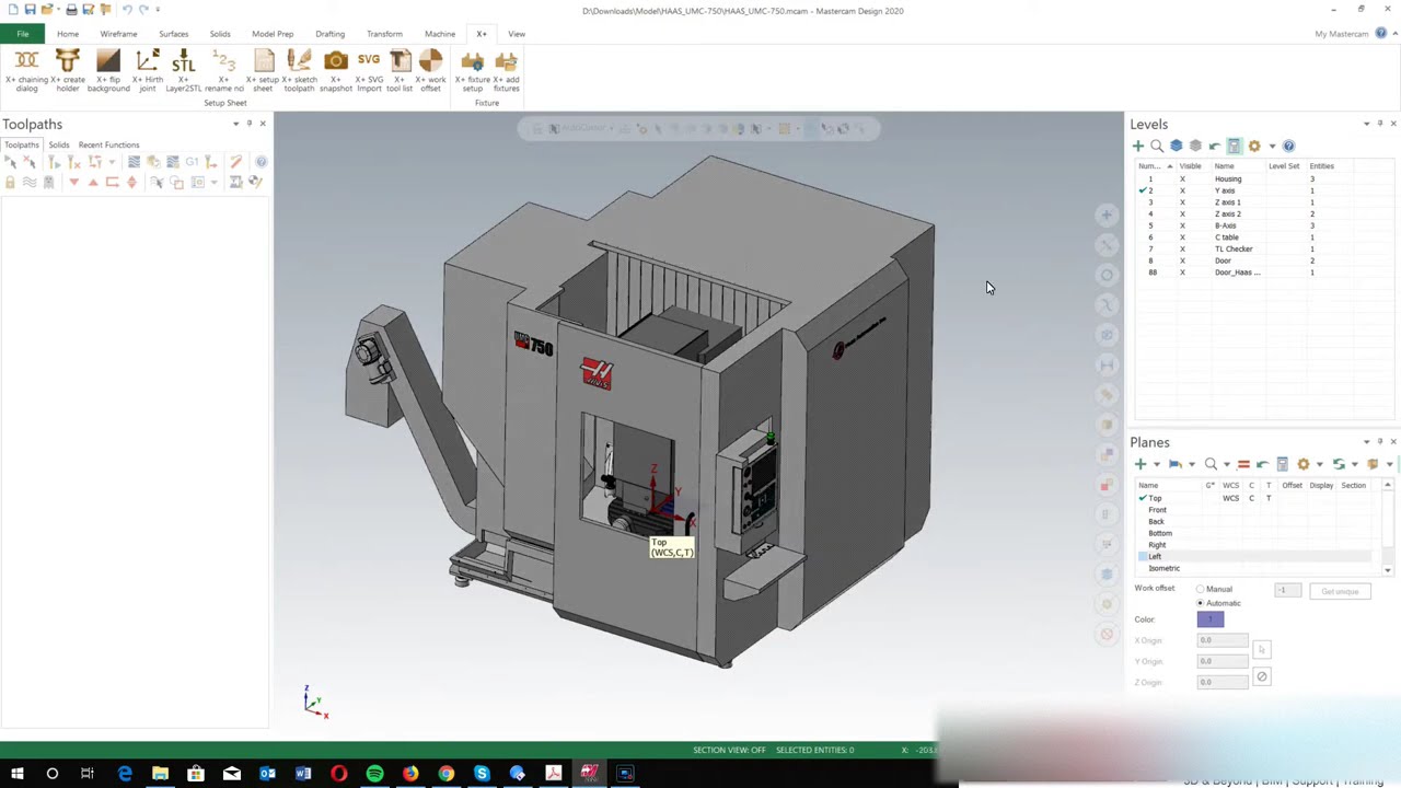 Mastercam X+ Layer2STL - YouTube