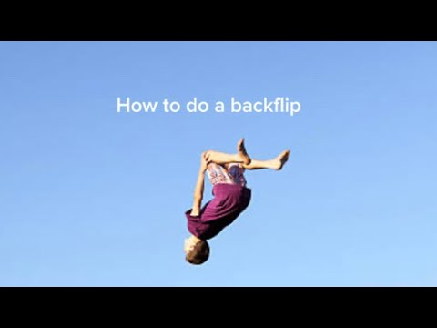 How to do a backflip very easy - YouTube