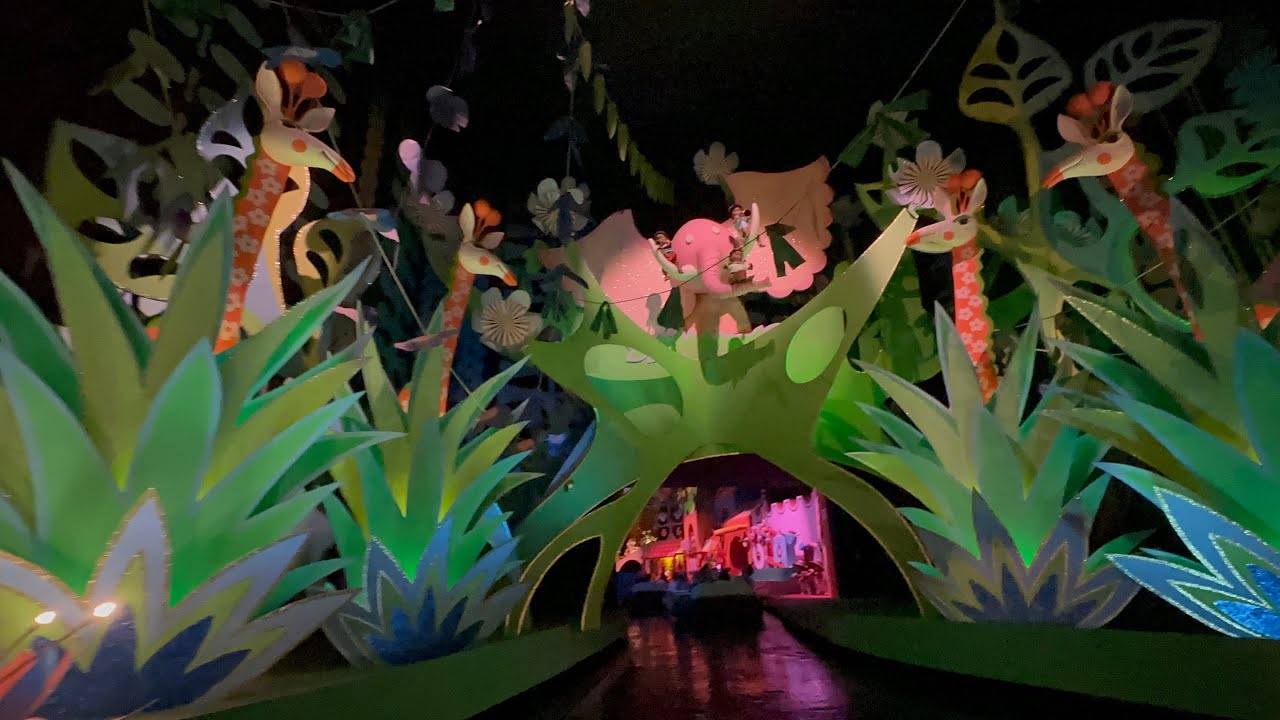 It’s a small world (WDW) - FULL Experience - Queue, Ride and Exit ramp ...