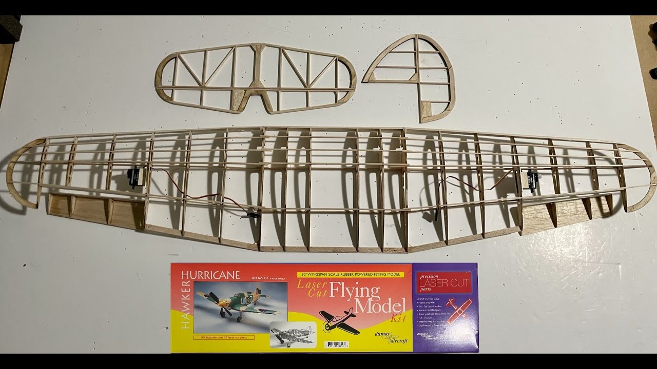 SKippy's Dumas Hawker Hurricane RC Conversion Part 1 - YouTube