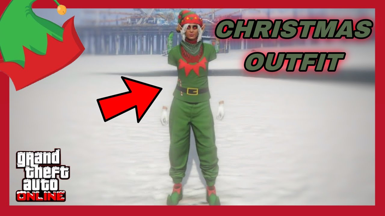 GTA 5 ONLINE - FEMALE GREEN JOGGERS ELF INVISIBLE ARMS GLITCH MODDED ...
