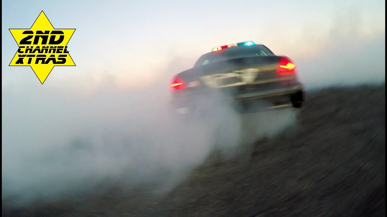 Cop Car Gone Wild! Crown Rick Auto Police Movie Car - YouTube