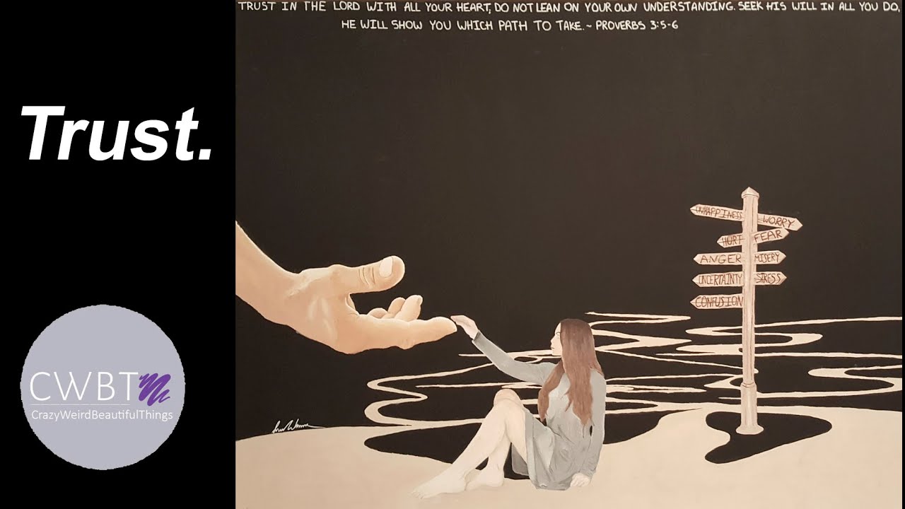 "TRUST" - Giant Acrylic Painting - YouTube