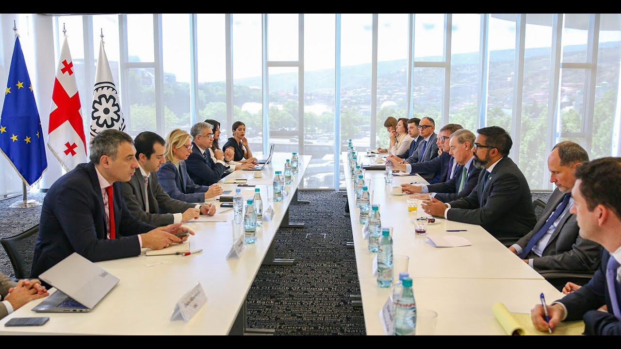ეროვნული ბანკის მენეჯმენტის შეხვედრა საერთაშორისო სანქციებზე მომუშავე
