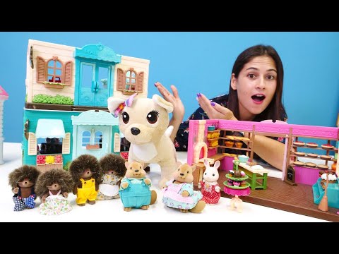 Ayşe ile kız oyunları. Loli küçük canlıların dünyasını keşfediyor! Oyuncak bebek evleri