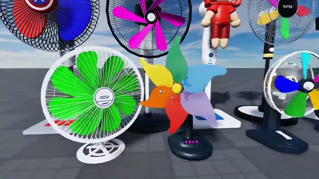 I Create Super Wobbly Fan Experiment in Forest - YouTube