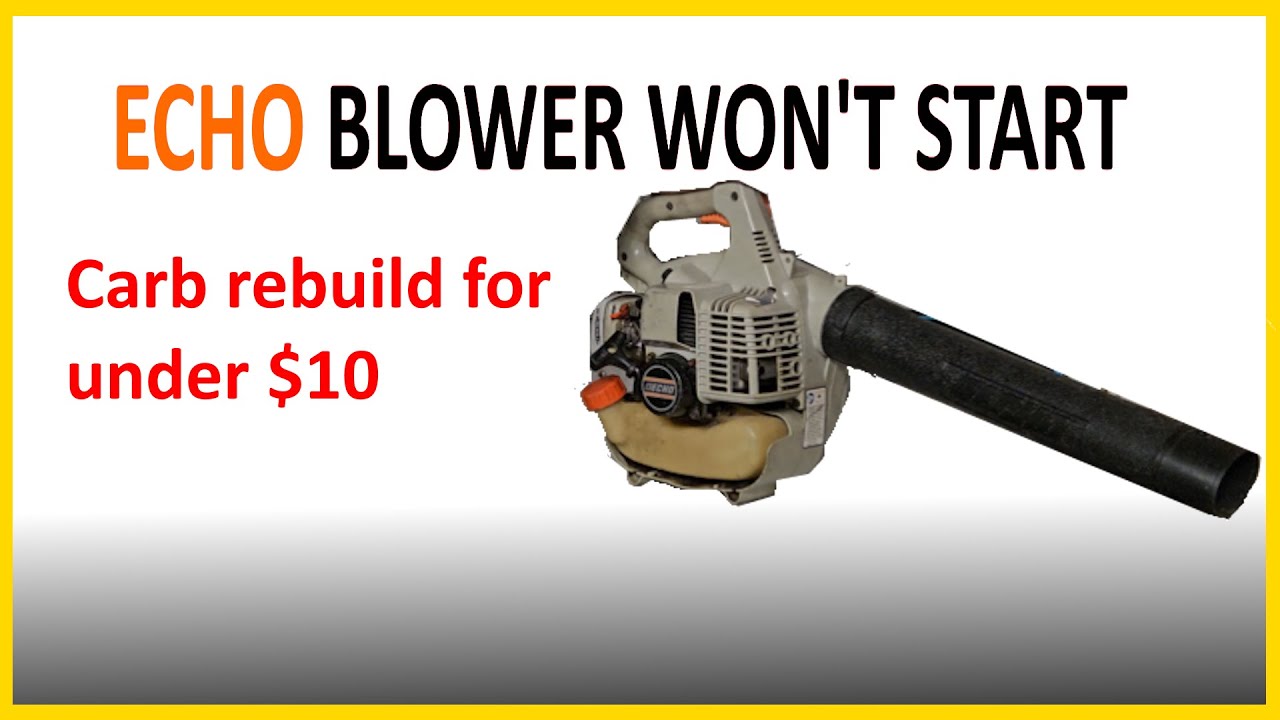 Echo blower Carb rebuild - Easy DIY - YouTube