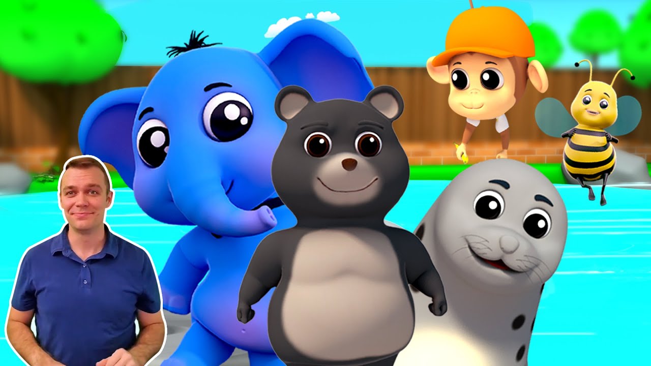 Going To The Zoo, Nursery Rhymes and Asl Videos for Kids - YouTube