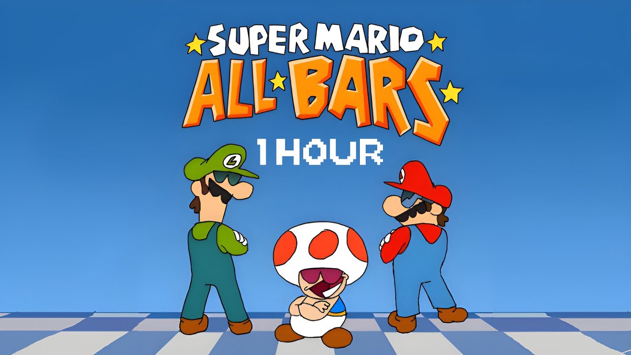 SUPER MARIO ALL BARS - 1 HOUR - YouTube