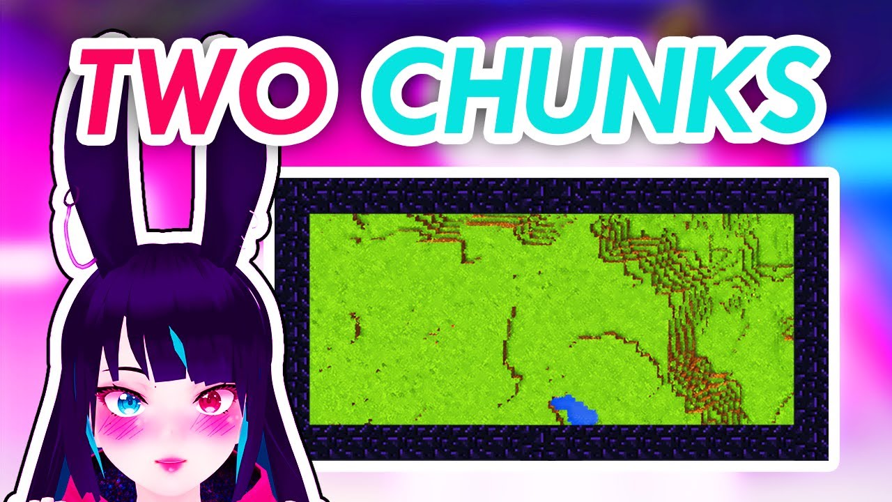 Minecraft but only TWO CHUNKS! | Ep 1 #minecraft - YouTube