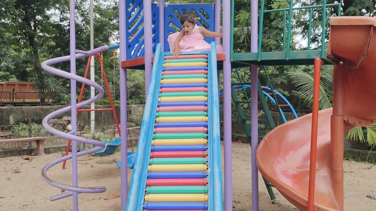 outdoor playground for children || Kids Alisha Show#outdoorpark # ...