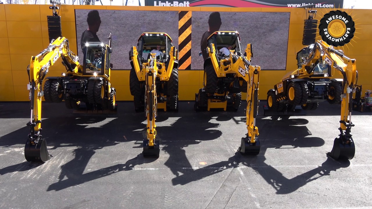 JCB's Dancing Diggers Conexpo 2017 - YouTube