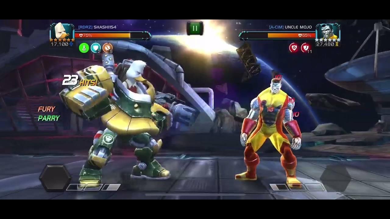 Howard The Duck vs Colossus | MCOC AW - YouTube
