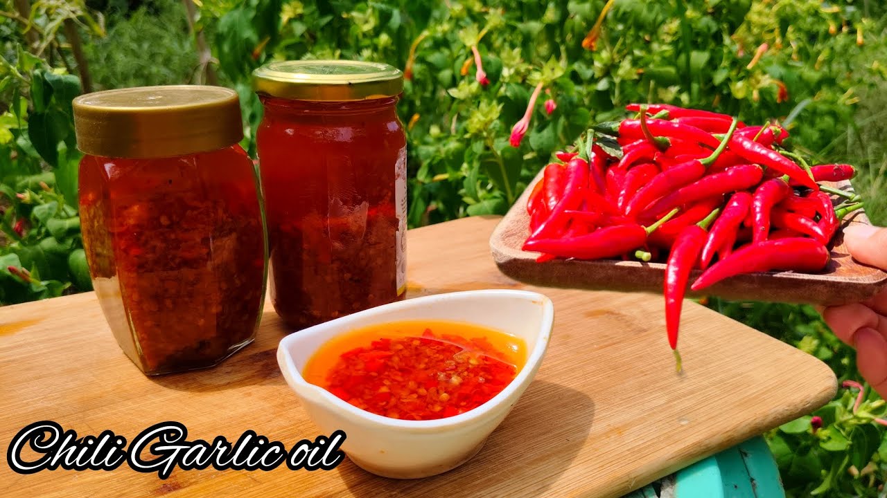 Harvesting siling labuyo from garden and making a delicious chili ...