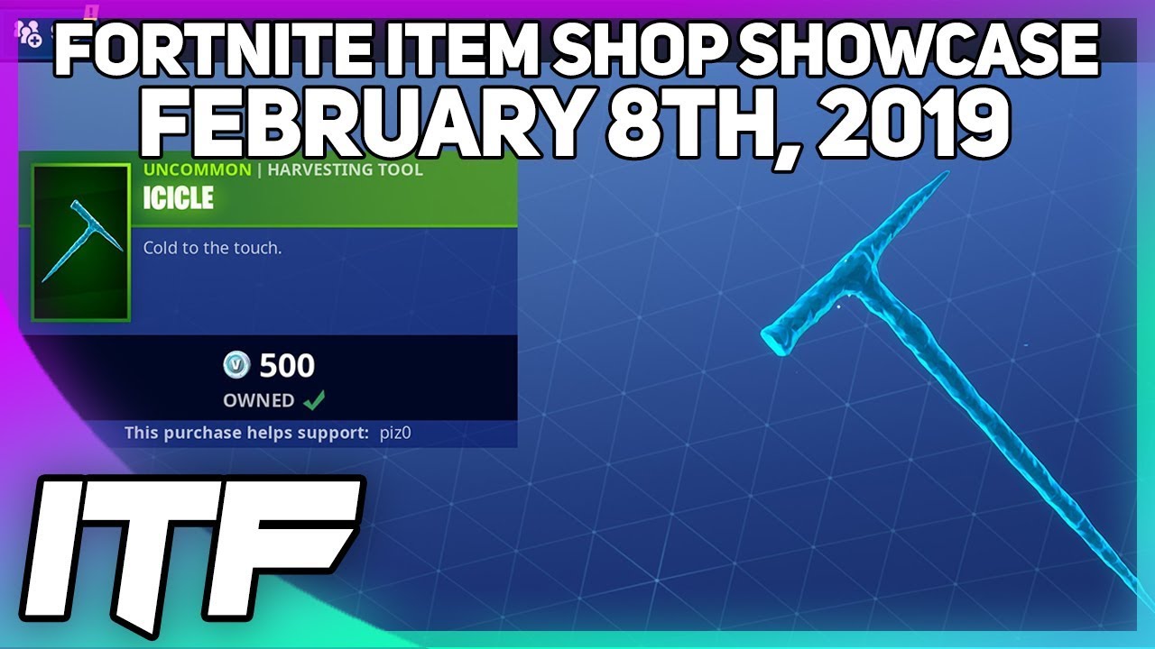 Fortnite Item Shop ICICLE IS BACK! [February 8th, 2019] (Fortnite ...