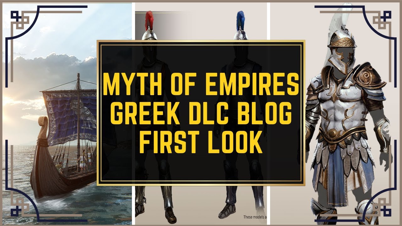 MYTH OF EMPIRES 🏹 Medieval MMO Upcoming Greek DLC First Look | Concept ...