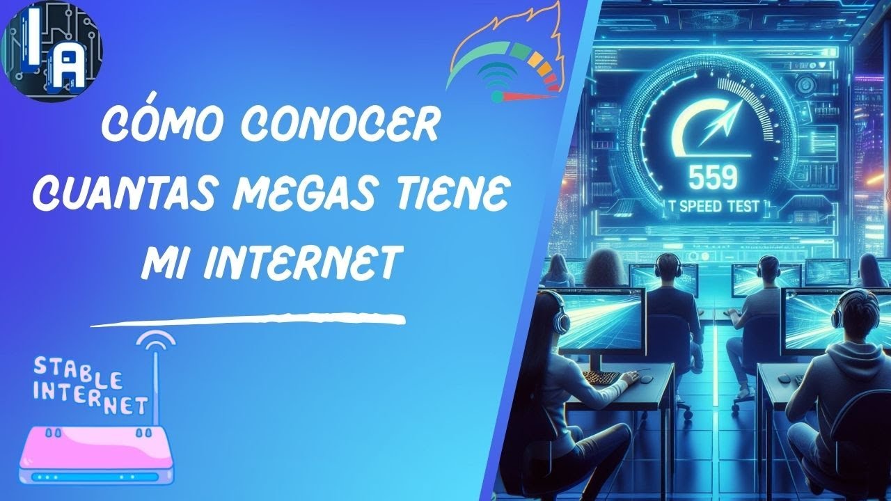 COMO CONOCER CUANTAS MEGAS TIENE MI INTERNET - YouTube
