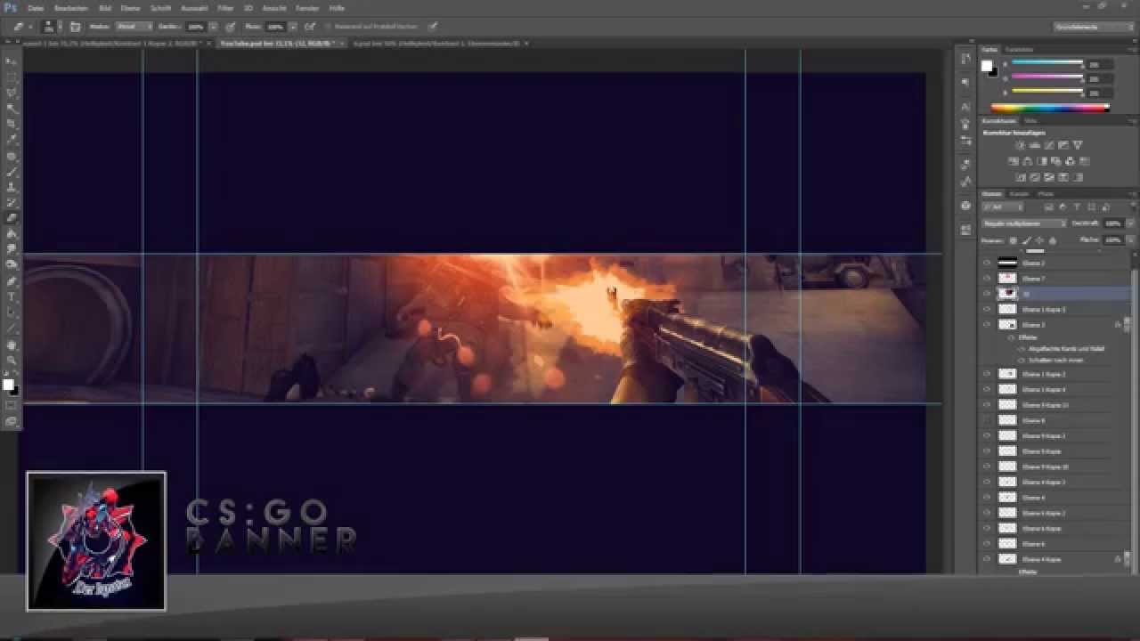 [SpeedArt][Adessa][CS:GO Banner][By Der Iqnator] - YouTube