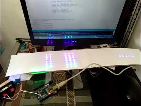 ws2812 running text - YouTube