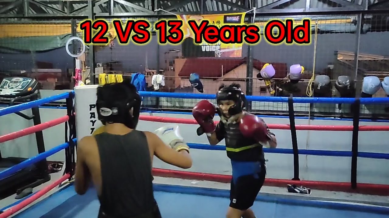Sparing time! 12 vs 13 years old @glenford_tv @bossdammtv875 - YouTube