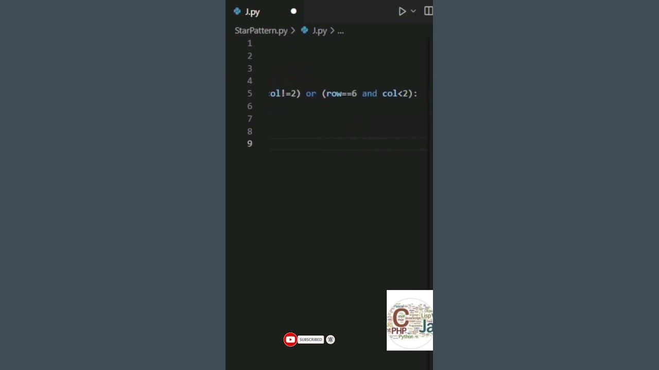 Python Pattern J Python Nested Loop Using Operator Python Shorts Loop Youtube